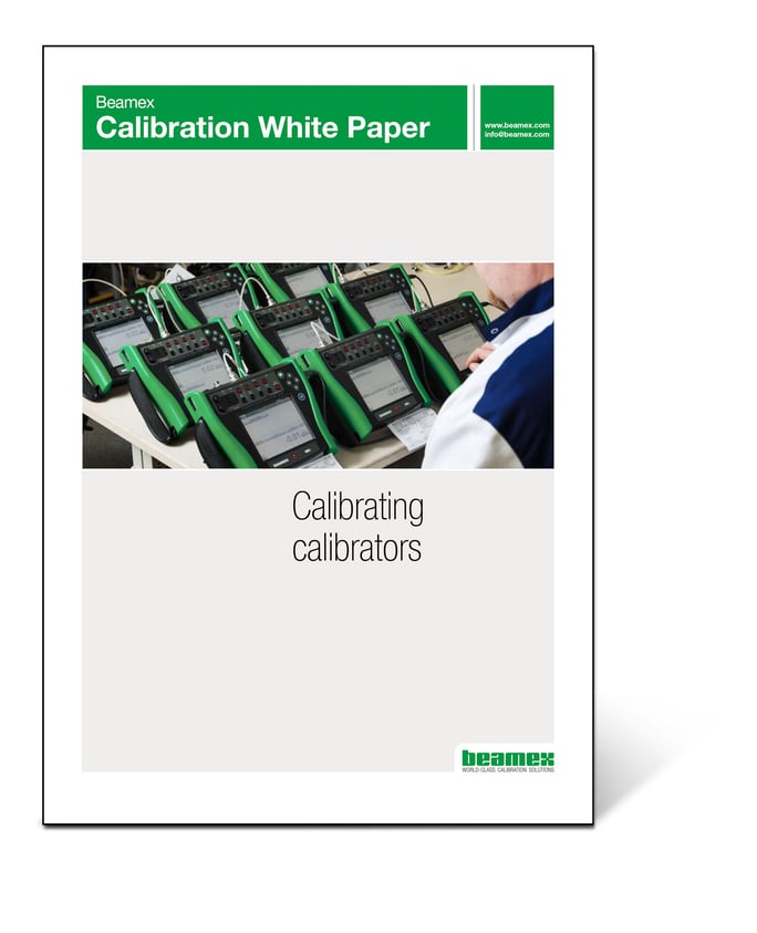 Calibrating calibrators | Beamex White Paper